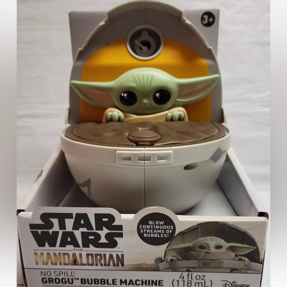 Toys | Star Wars Mandalorian Grogu Yoda No Spill Bubble Machine Blower ...